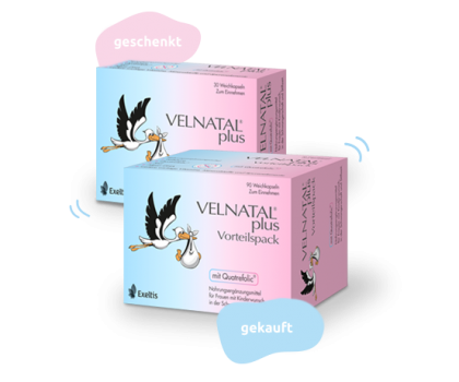 Die Vorteile von VELNATAL® plus mit Quatrefolic®